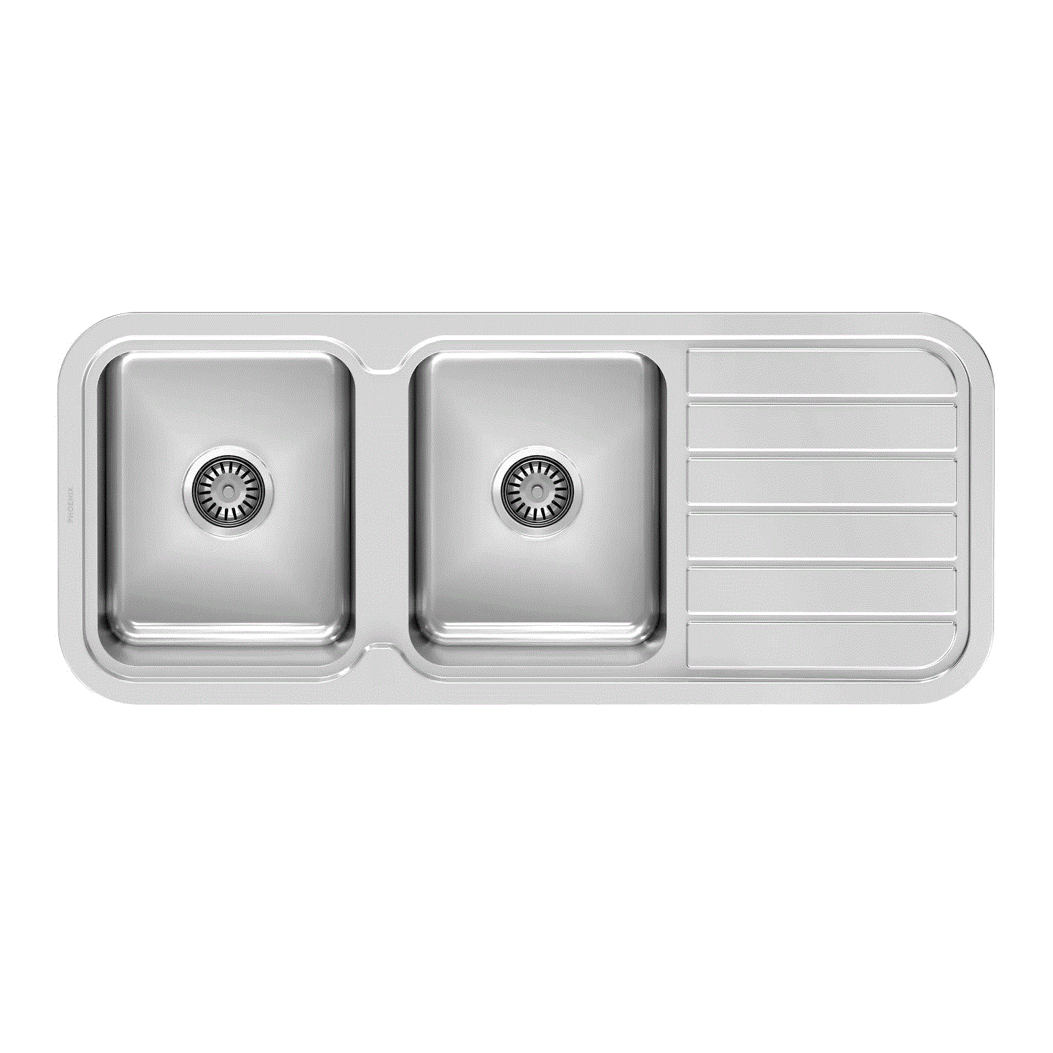 Phoenix Tapware | 1000 Series Double Left or Right Hand Bowl Sink with ...