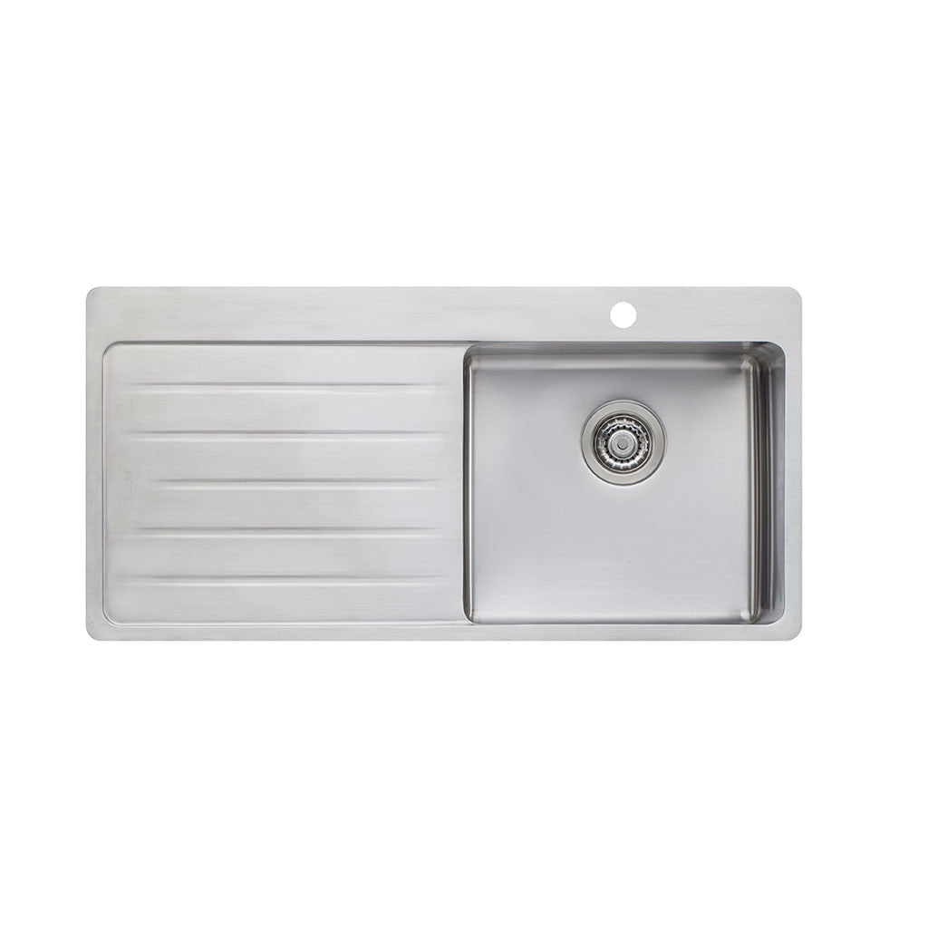 Oliveri Sonetto Single Bowl Topmount Sink with Drainer SN1022 – Online ...